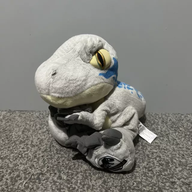 Jurassic World Camp Cretaceous Blue Raptor Dinosaur 10 Soft Toy Posh
