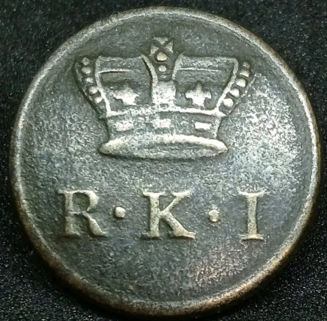 RARE IRISH GEORGIAN Royal Kilmainham Invalids 19mm Button Shank Intact ...