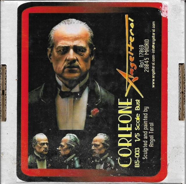 ANGEL TEROL GODFATHER Corleone Unpainted 1/5th resin bust kit OOP £21. ...