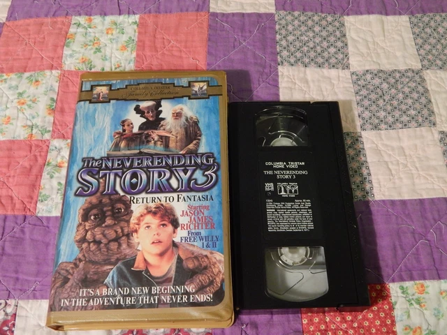 THE NEVERENDING STORY VHS Clamshell 1994 Vtg Fantasy Gc1 Movie New ...
