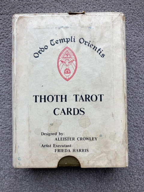 RARE, THOTH TAROT Cards, Aleister Crowley, Freida Harris, USA Print ...