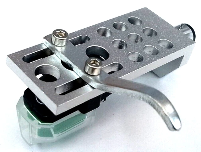 AUDIO TECHNICA AT-VM95E Cartridge + Litz Wired Headshell For Technics ...