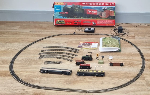 HORNBY WESTERN FREIGHT Hauler Electric Starter Train Set R1205 with ...
