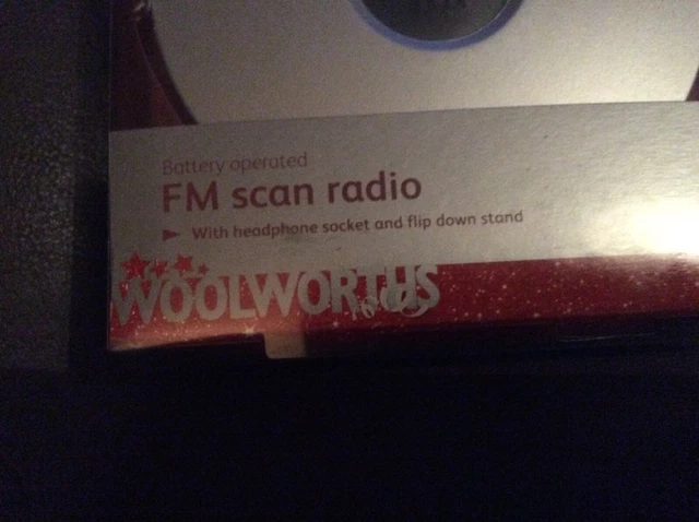 WOOLWORTHS FM SCAN Radio Mint In Unopened Box New Old Stock £10.00 ...
