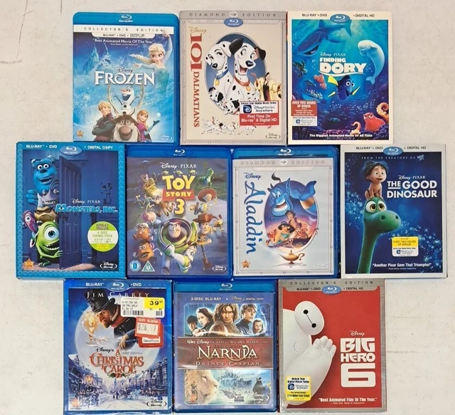 BLU-RAY LOT OF 10-Disney Classic DVDs Frozen-Monsters Inc + 2.6.26 £25.90 - PicClick UK