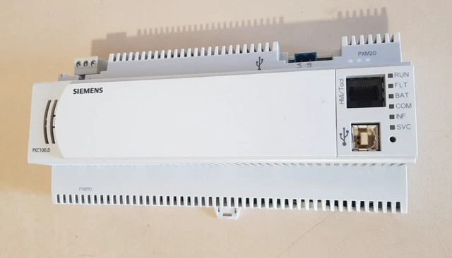SIEMENS PXC100.D CONTRÔLEUR modulaire d'automatisation /B19 /145 EUR ...