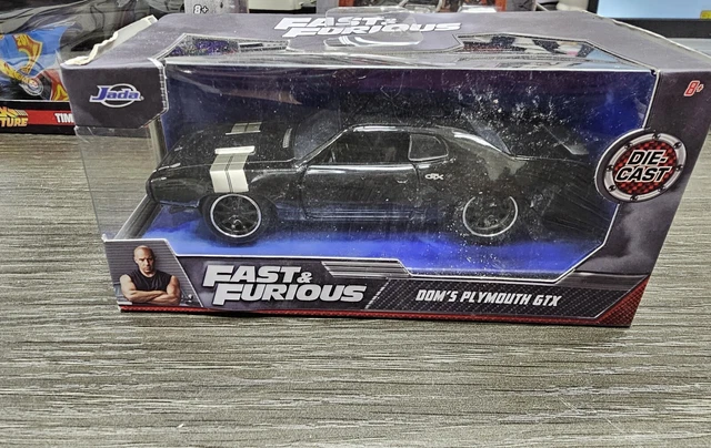 JADA TOYS FAST & Furious 1:24 Dom'S Plymouth GTX Die-Cast Car $19.00 ...