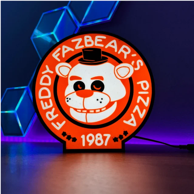 FREDDY FAZBEAR’S PIZZA Logo LED Lightbox | Mains Powered | £21.43 ...
