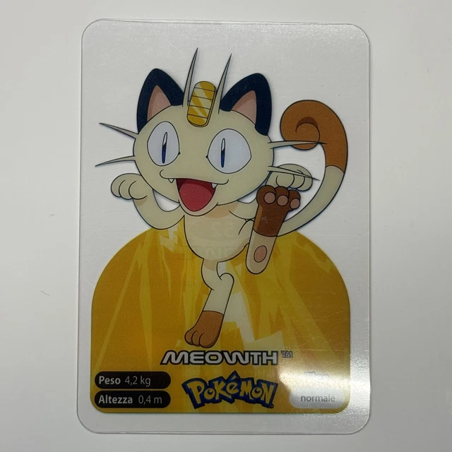 MEOWTH 52 POKÉMON Lamincards Edibas 2006 Italien LP EUR 2,19 - PicClick FR