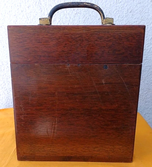 WW2 FORMER JAPANESE Army Wooden Radio Box 19×H25cm K. SAKAI. Tokyo ...