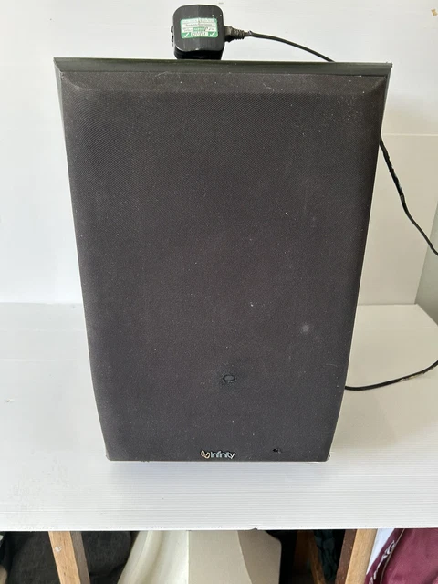INFINITY PS-8 HOME Theater Subwoofer Active Crossover Powered 8" 100 ...