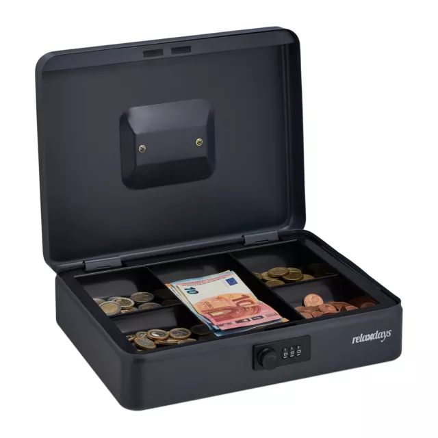 CAISSE MONNAIE CAISSE argent Boite argent Rangement billet banque ...