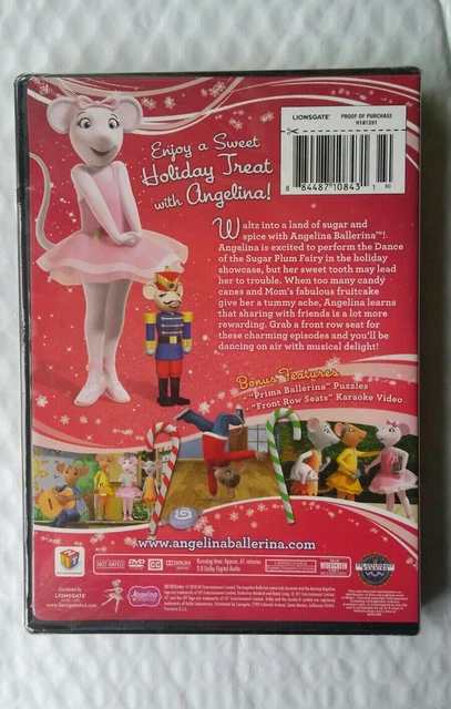 ANGELINA BALLERINA - The Nutcracker Sweet DVD Christmas Holiday New $12 ...
