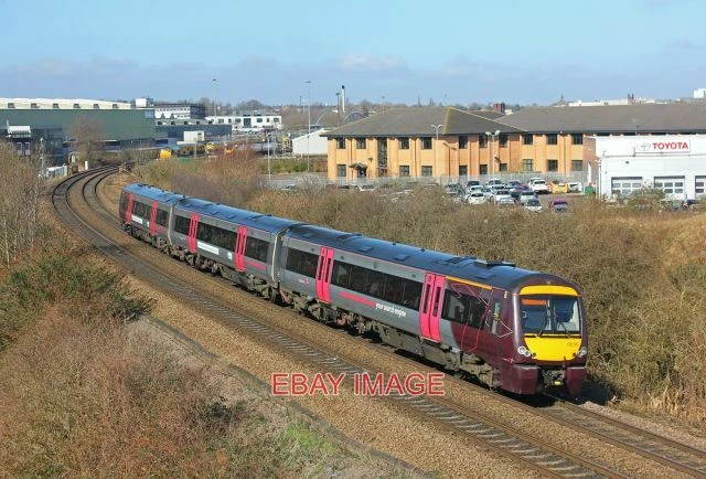 PHOTO CLASS 170 Set 170110 Wilmorton Railway Derby To Nottingham ...