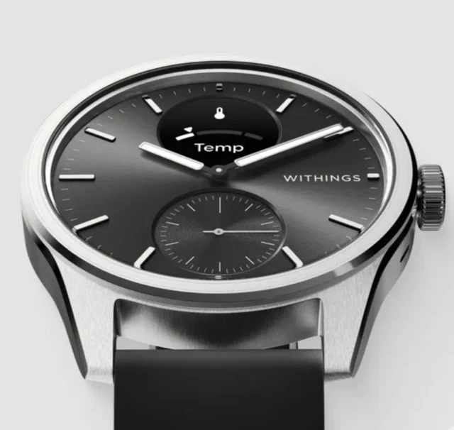 WITHINGS SCANWATCH 2 Smartwatch 42mm Health Tracking Black - New (2 ...