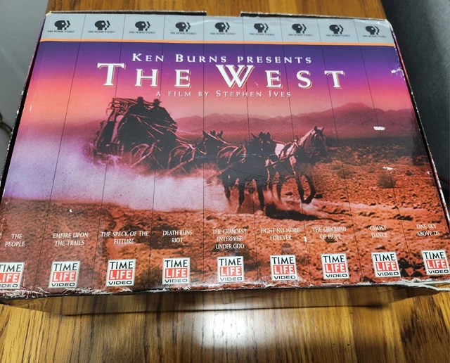 VHS THE West A Ken Ɓurns 9 Tapes 8 Never Opened. Western Beauty ...