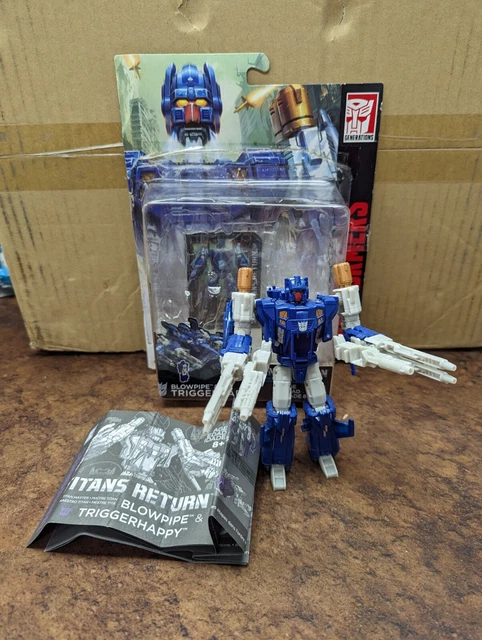 NEW TRANSFORMERS TITANS Return Generations Deluxe Class Blowpipe ...