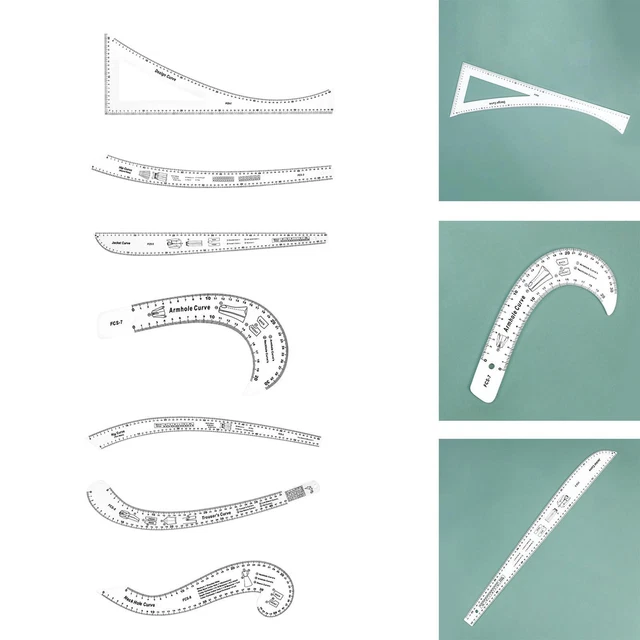 FRENCH CURVE RULER Clothes Measure Tailor Pattern Making Fashion Design ...