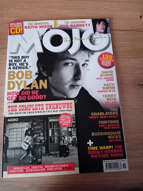 MOJO MAGAZINE NOVEMBER 2025 Bob Dylan David Byrne The Who with CD EUR 5 ...