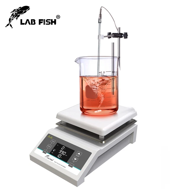 LAB HOT PLATE Magnetic Stirrer Mixer,Knobs and Buttons,Temperature ...