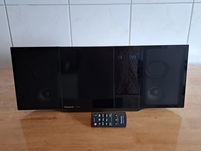 PANASONIC SC-HC49 KOMPAKT Stereoanlage Bluetooth, Tuner, CD, USB, AUX - Schwarz EUR 43,00 ...