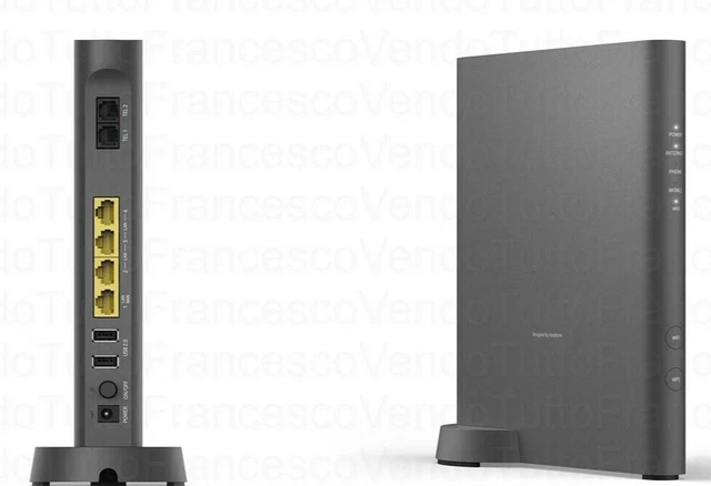 VODAFONE WIFI 6 Station Modem Router Fibra 2000 Mega FTTH FIBRA PURA ...