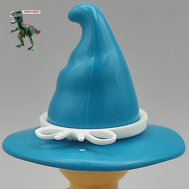 PLAYMOBIL CHAPEAU HAUT bleu-sorcier-sorcière-sorcier-magicien Merlin ...