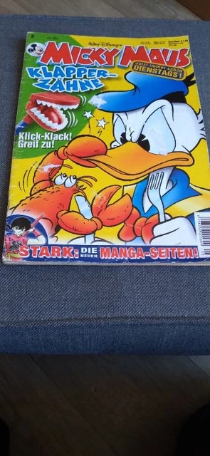 DISNEY MICKY MAUS Comic Klapper-Zähne Taschenbuch Deutsch mit Manga ...