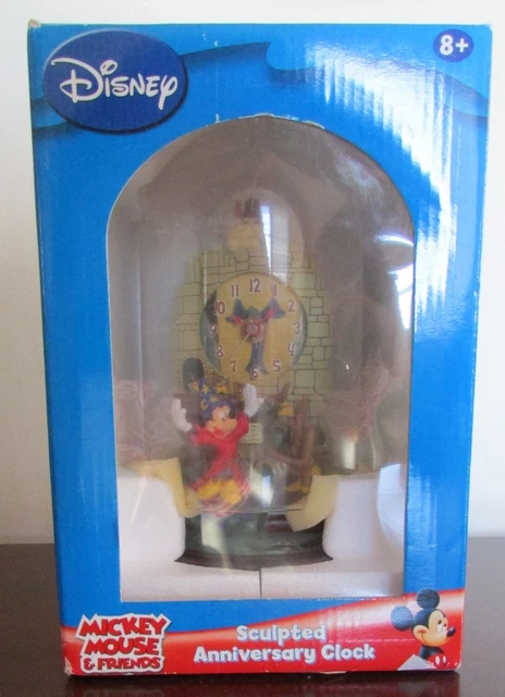 DISNEY MICKEY MOUSE And Friends Sculpted Anniversary Clock Disney ...