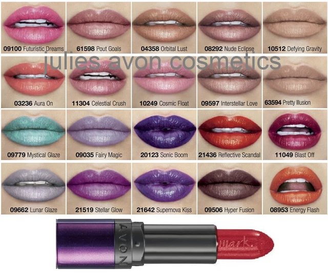AVON MARK. PRISM Lipstick Multi-Reflective Finish ~ FULL SIZE ~ Choose ...