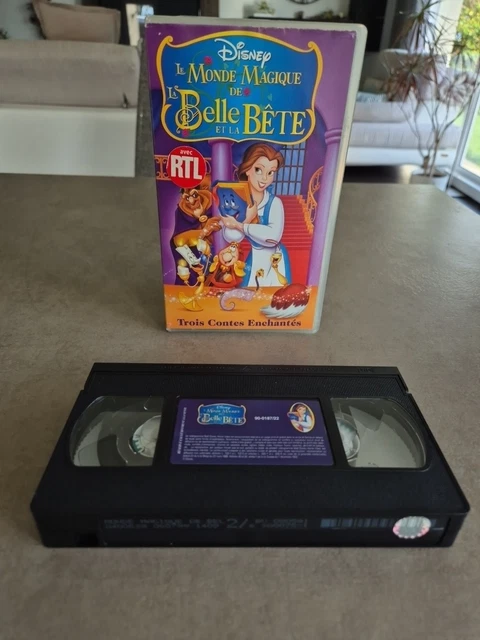 CASSETTE VIDEO VHS Walt Disney Le Monde Magique De La Belle Et La Bête ...