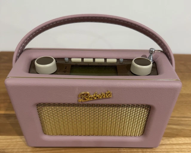 ROBERTS REVIVAL UNO BT DAB DAB+ FM Bluetooth Digital Radio Dusty Pink £ ...