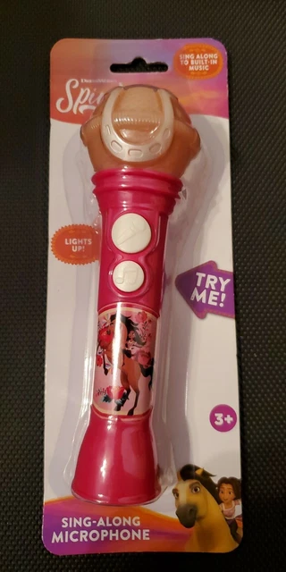 MICROPHONE DREAMWORKS SPIRIT Sing-along avec lumières et son (NEUF) EUR ...