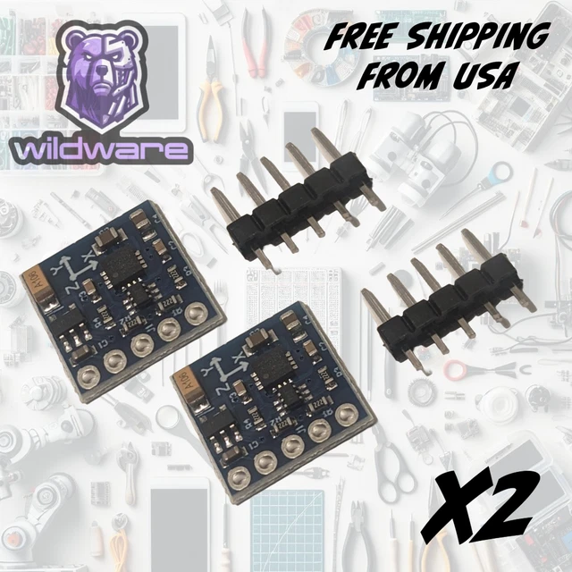 2X GY-271 QMC5883L Triple Axis Magnetic Field Compass Magnetometer ...