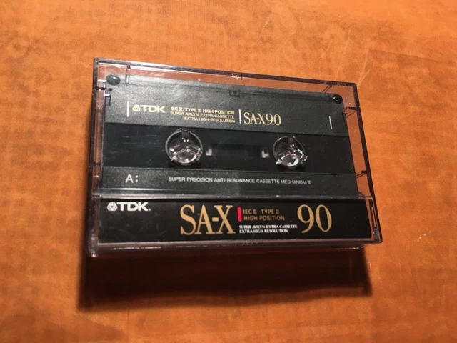 1 X TDK SA-X 90 Cassette ,IEC II/High Position,sehr guter Zustand,1990 EUR 1,00 - PicClick DE