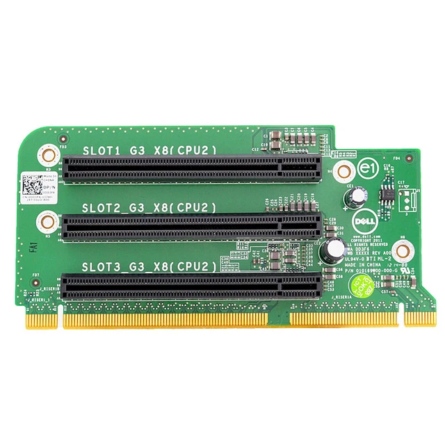 DELL PCI-E RISERKARTE Serveur 0DD3F6 Pour PowerEdge R720 R720XD EUR 49 ...