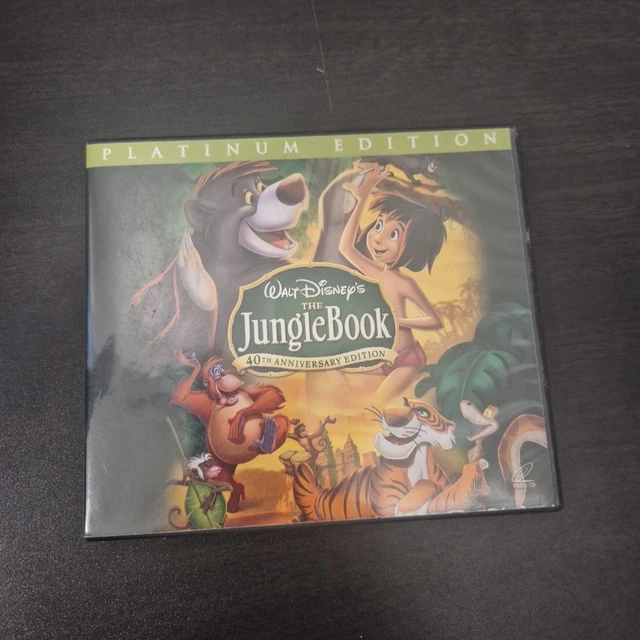 THE JUNGLE BOOK Video Cd Vcd 40th Anniversary Platinum Edition ...