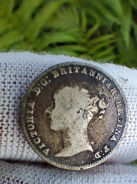 GREAT BRITAIN FOURPENCE Groat Coin Victoria 1855 4D Sterling Silver £12 ...