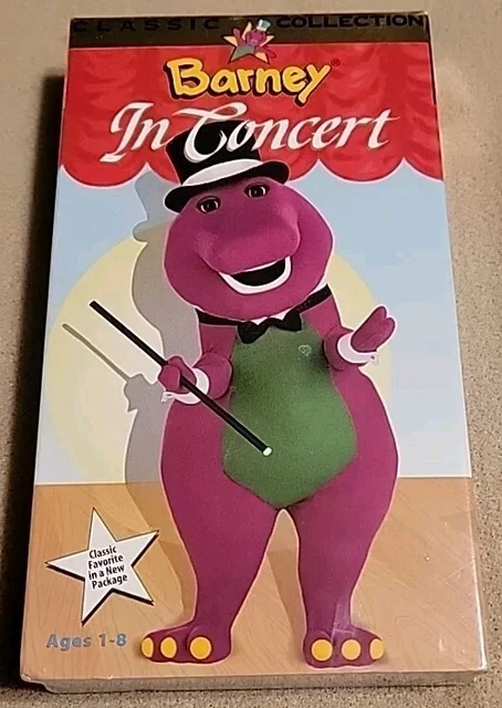 NEW BARNEY - Barney in Concert (VHS) Classic Collection Home Video ...