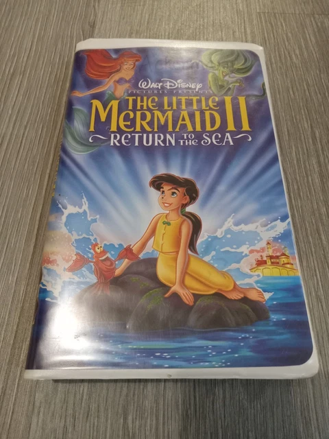 WALT DISNEY THE Little Mermaid 2 Return To The Sea VHS Tape Clamshell ...