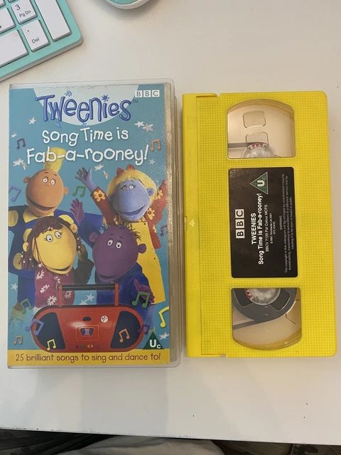 TWEENIES SONG TIME Is Fab-a-rooney Vhs Video Yellow Cassette Children’s ...