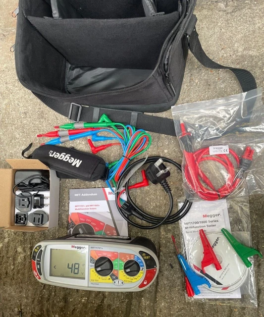 MEGGER MFT1741+ MULTIFUNCTION Installation Tester calibration **August ...