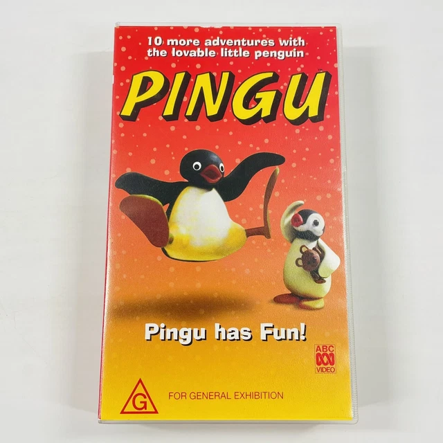 PINGU HAS FUN VHS Cassette ABC for Kids 10 Episodes 1999 Roadshow ...
