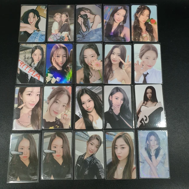LE SSERAFIM OFFICIAL Photocard 20 CARD Garam Kazuha Yunjin Holo Version ...