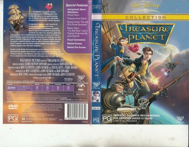 TREASURE PLANET-2002-WALT DISNEY Collection-Animated WD-C-DVD $29.95 ...