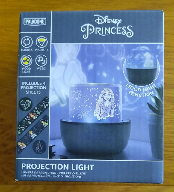 PALADONE DISNEY PRINCESS Projection Light The Little Mermaid Cinderella ...