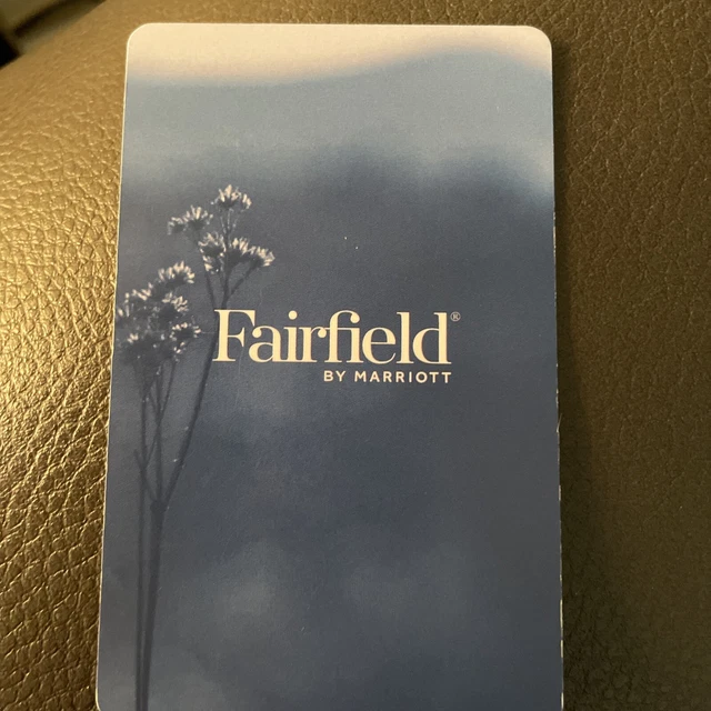 FAIRFIELD BY MARRIOTT Hotel Room Key Card - The Fairfield Guarantee ...