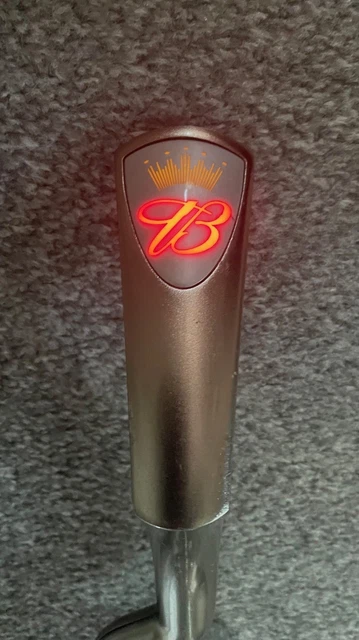 BUDWEISER SINGLE BEER pump handle tap light up - Man Cave Bar £21.50 ...
