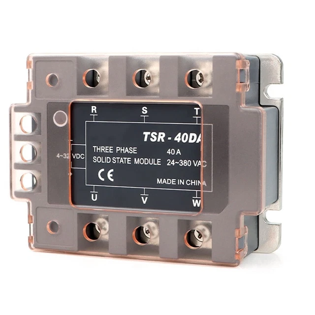 Tsr 40da Three Phase Solid State Relay Module Ac380v 40a Ssr Dc Control