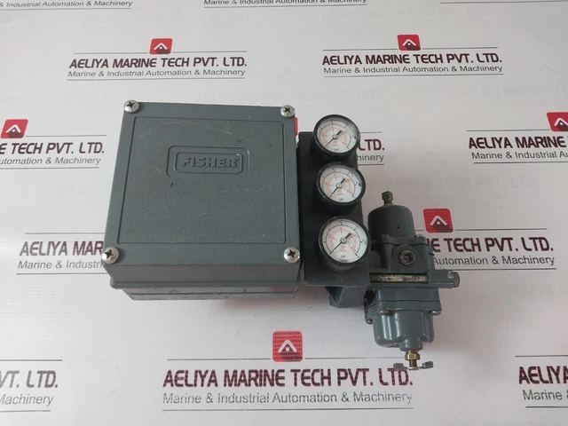 FISHER CONTROL VALVE Positioner With 67CFR-600 Pressure Regulator £461. ...